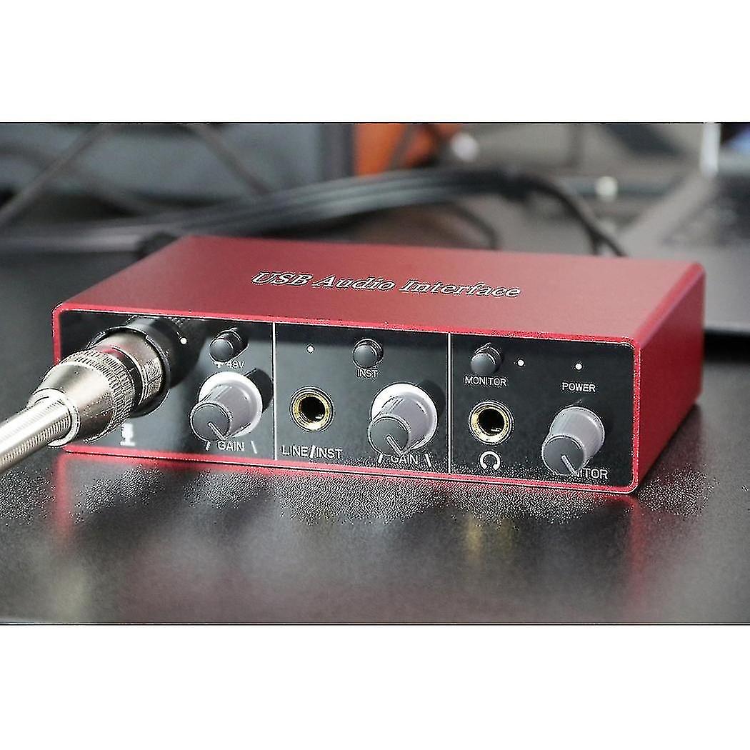 Audio interface Xrl audio interface 48v phantom power supports musical ...