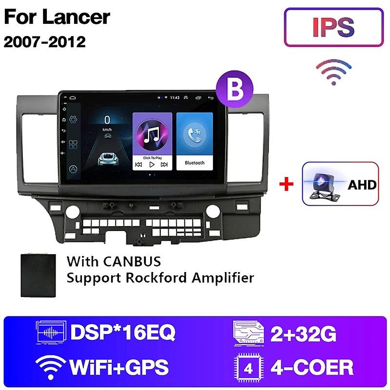 Carplay Wireless For Mitsubishi Lancer 10 Cy 2007 - 2017 Center ...