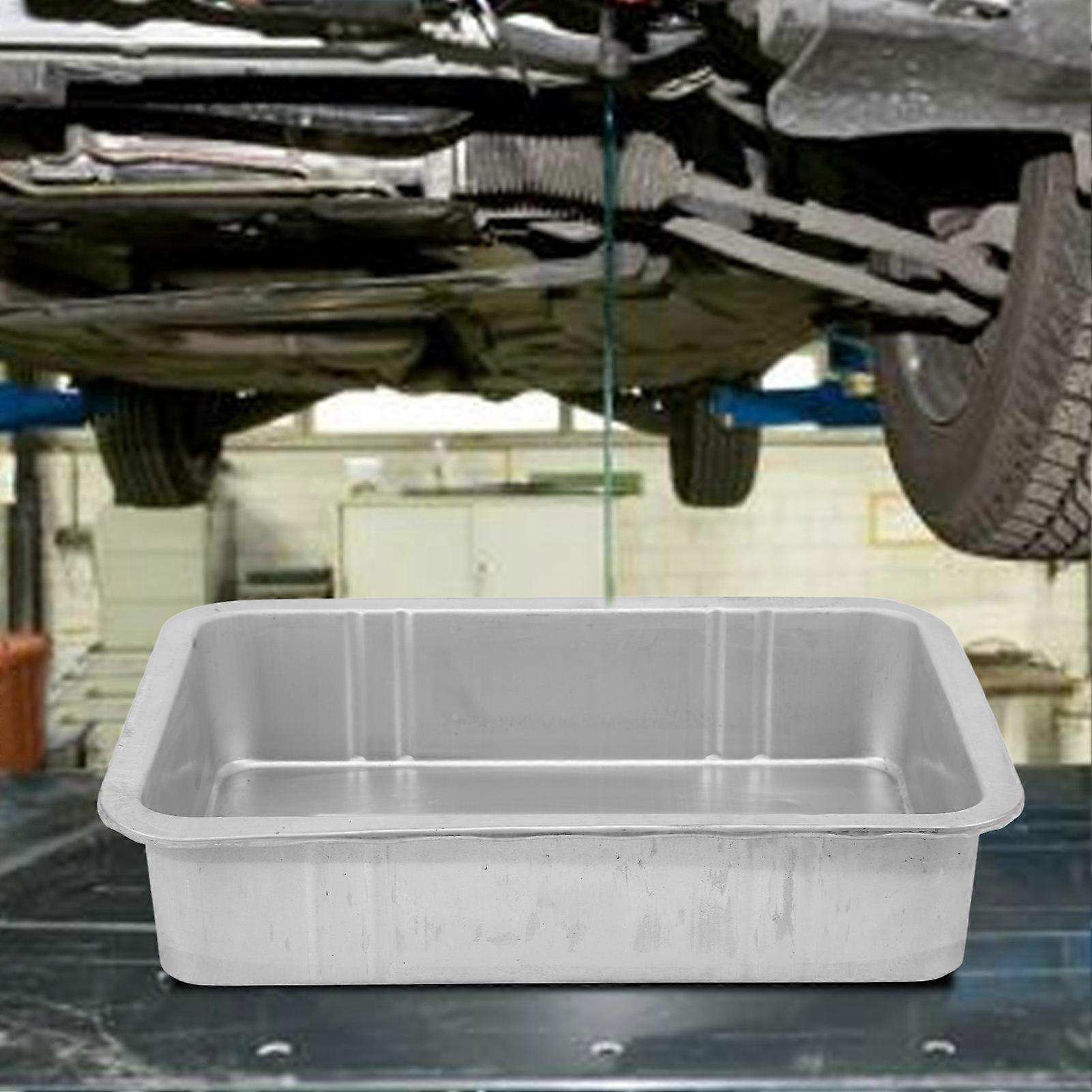 Oil Drain Pan Leak Free Portable Universal Metal Construction ...