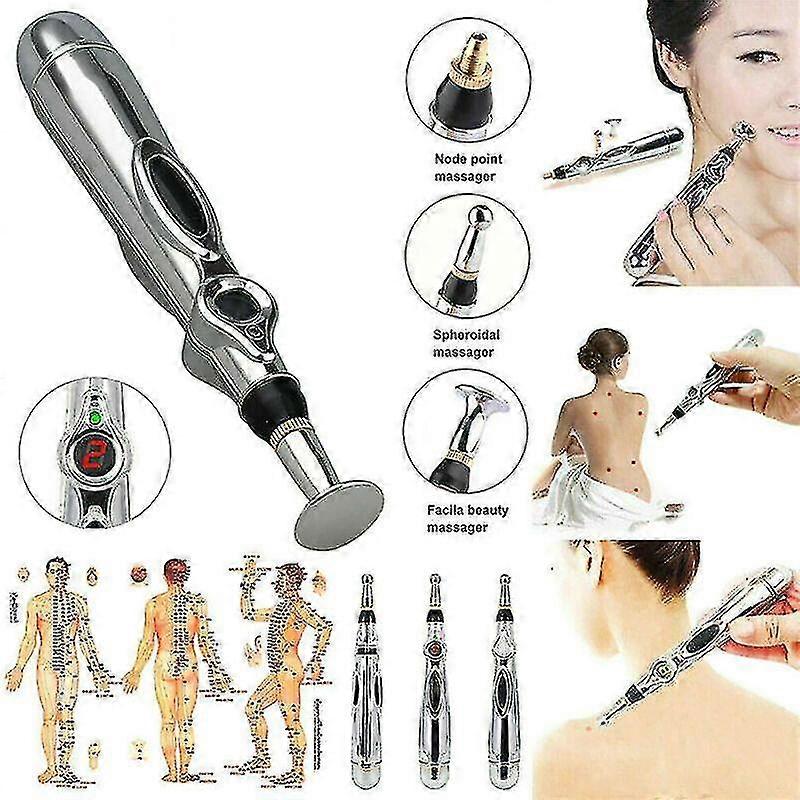Electronic Acupuncture Pen Meridian Pain Relief Body Energy Massager ...