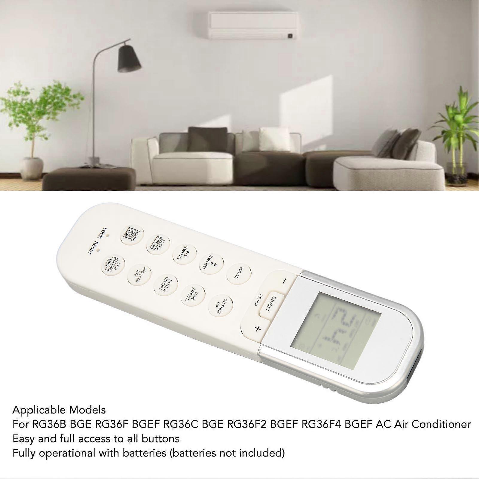 RG36F BGEF Air Conditioner Remote Control for Midea RG36B BGE RG36F BGEF RG36C BGE RG36F2 BGEF ...