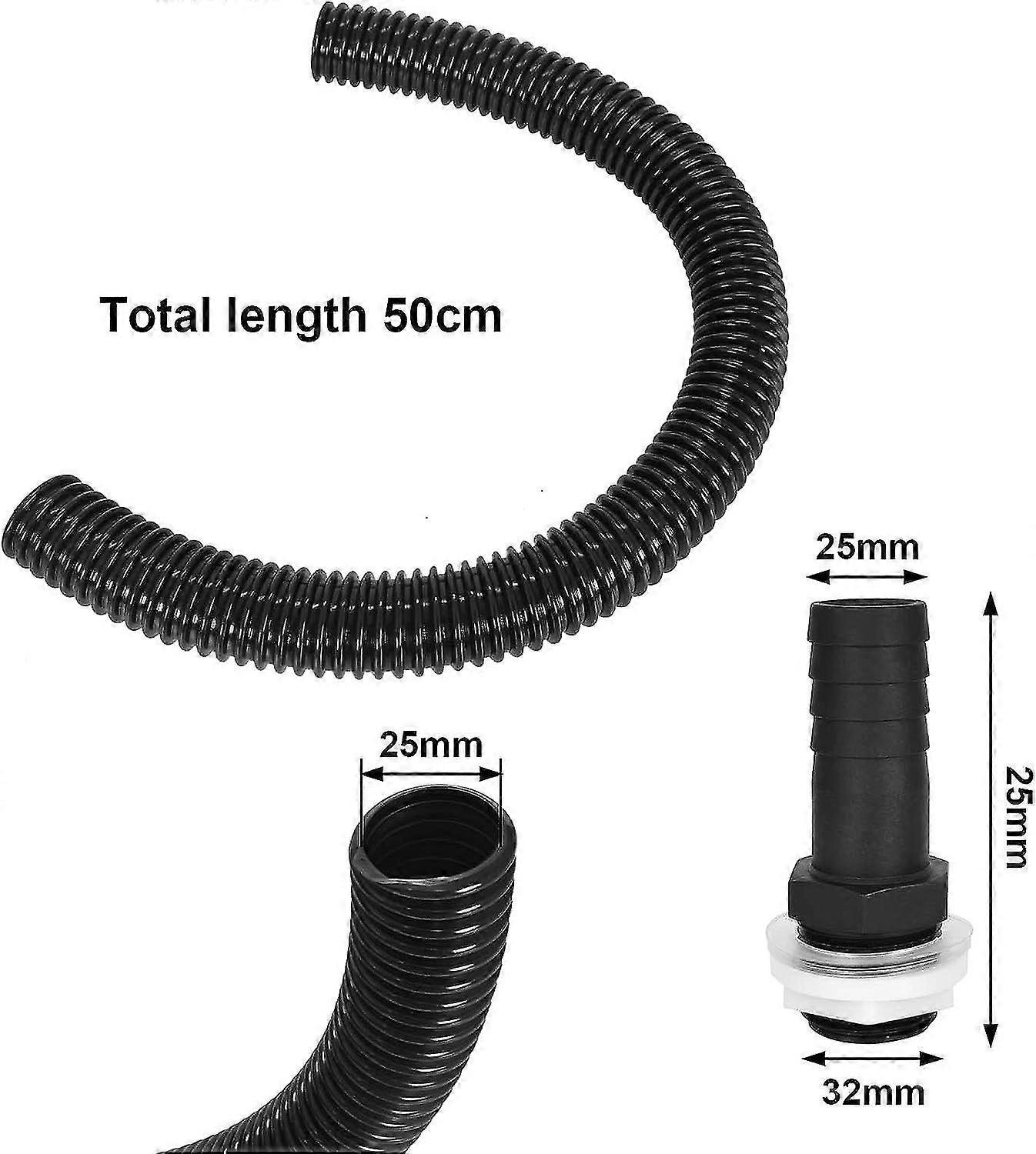 New ModelsRain Barrel Tank Connection Kit Including 25mm Connecting ...