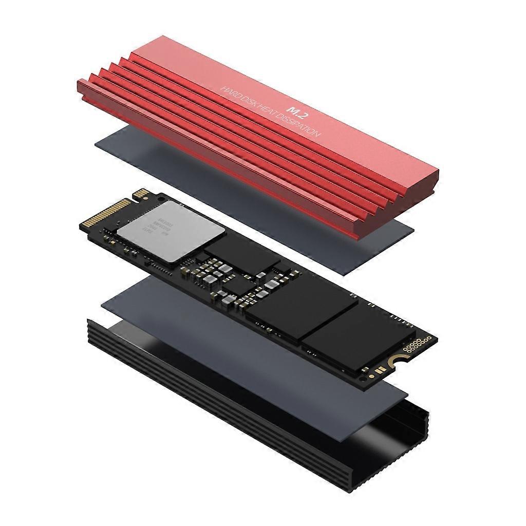 Efficient M.2 SSD NVMe Heat Sink Aluminum Good Thermal Conductivity ...