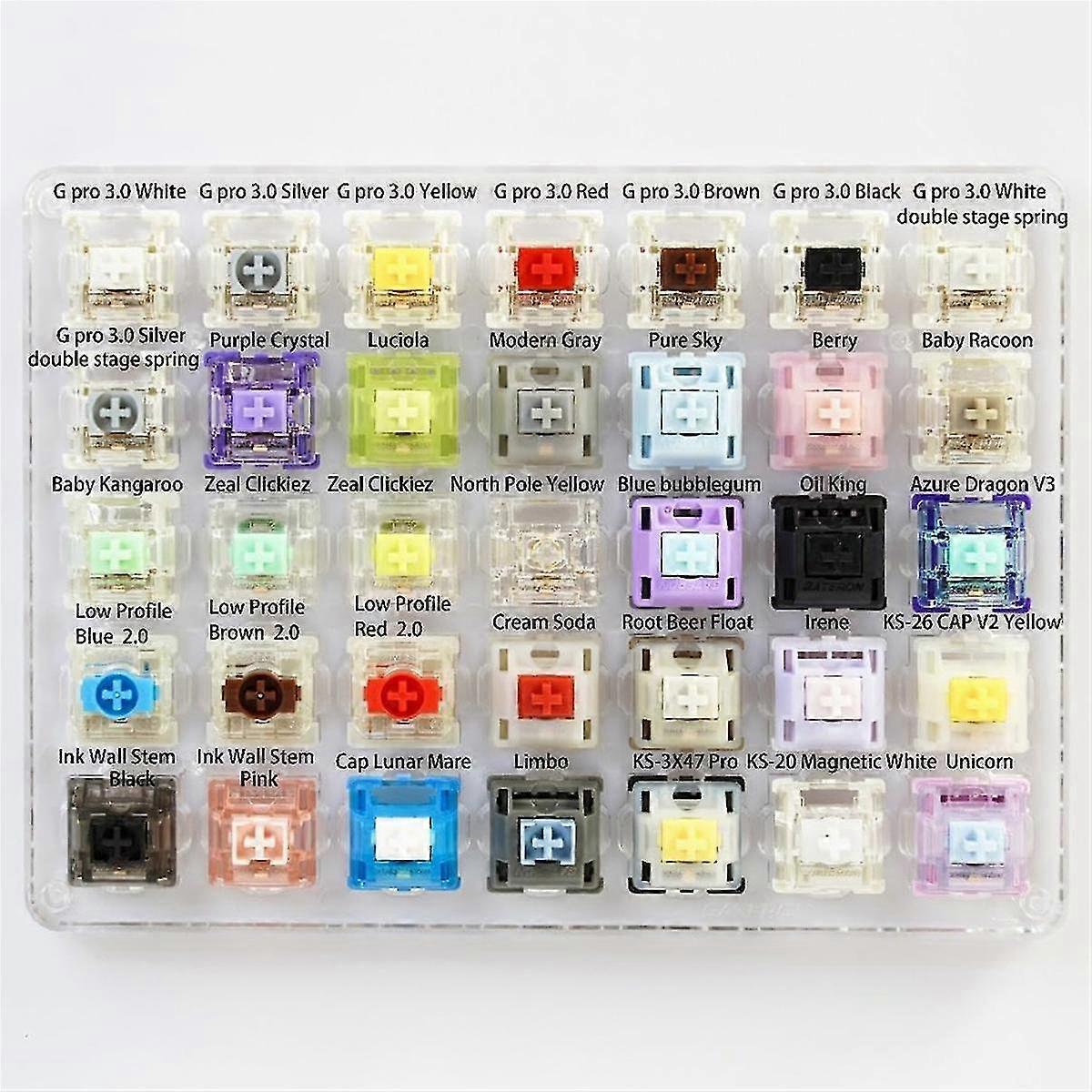 Keyboard Switches Tester 35pcs Switch Tester Mechanical Keyboards ...