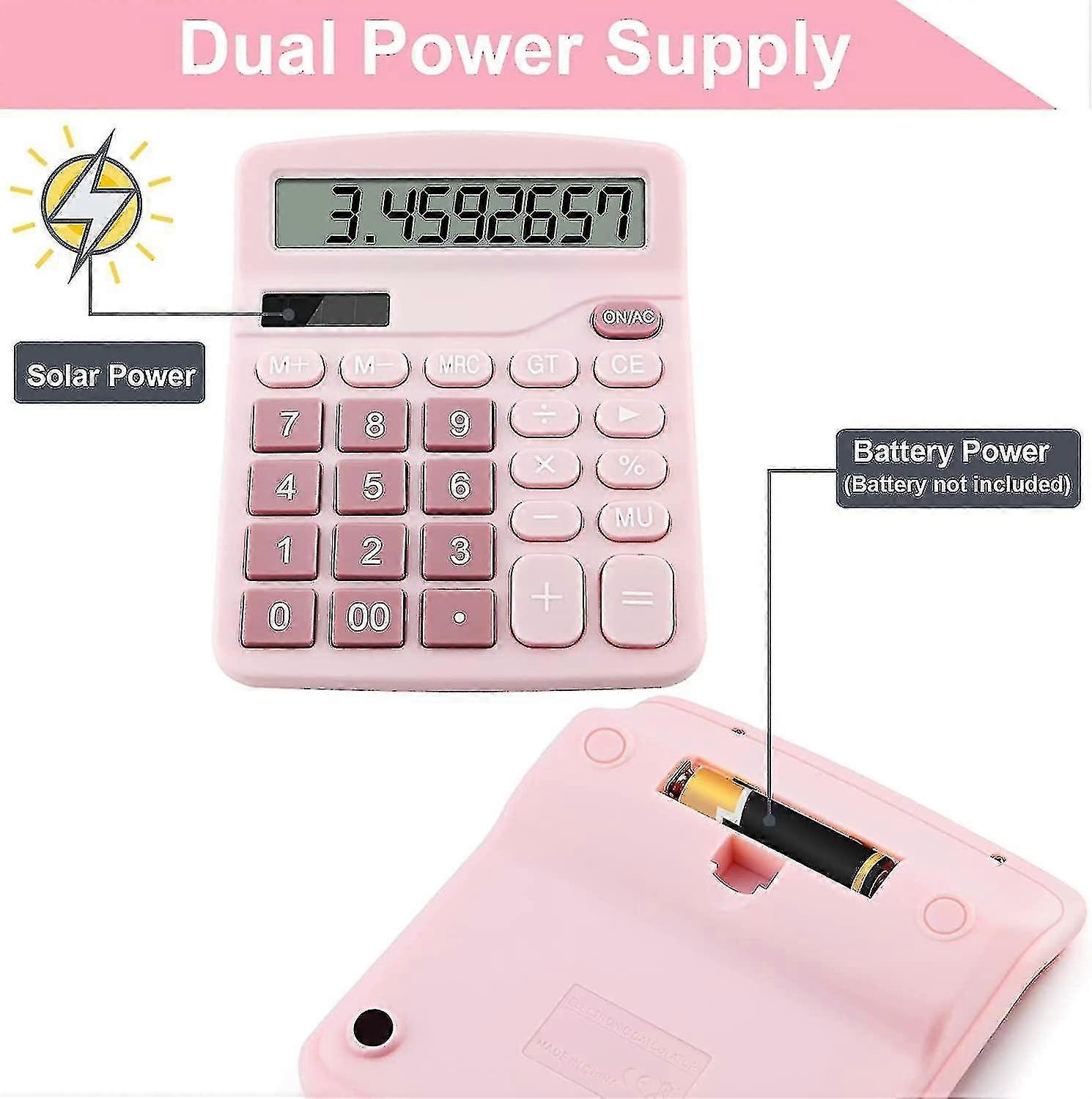 Power Basic Desk Calculator Take Home Pay Calculator(pink) | Fruugo UK