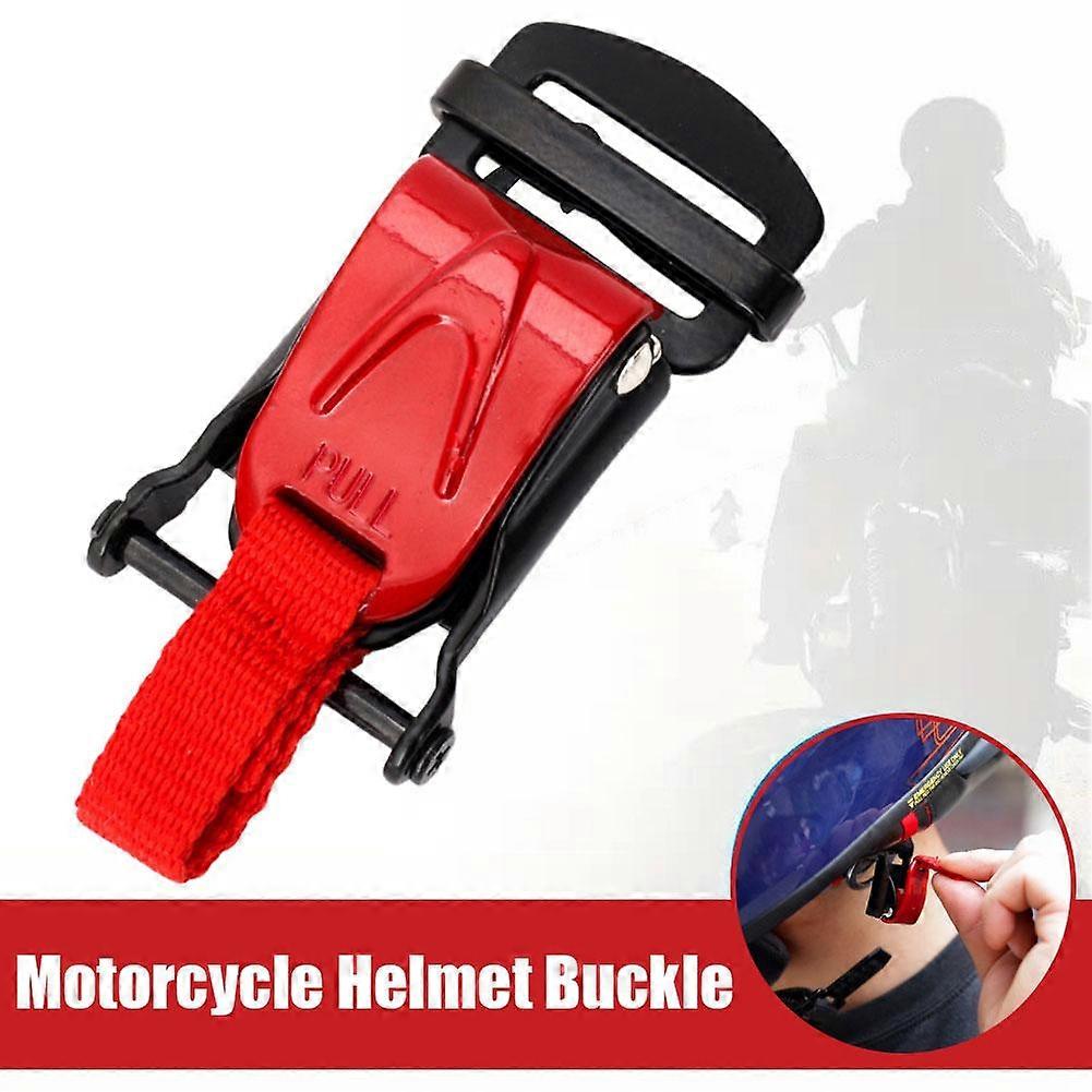 1 Set Helmet Quick Release Buckle Kit Ratcheted Chin Strap Adapter 25mm ...