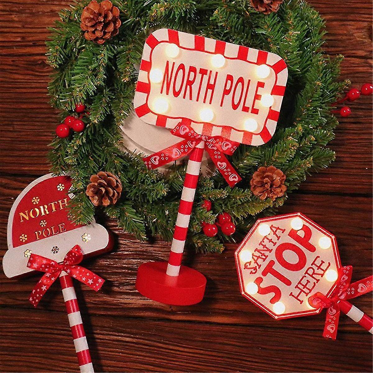 Christmas Led Light Vertical Signs With Led Light For Christmas Lamp ...