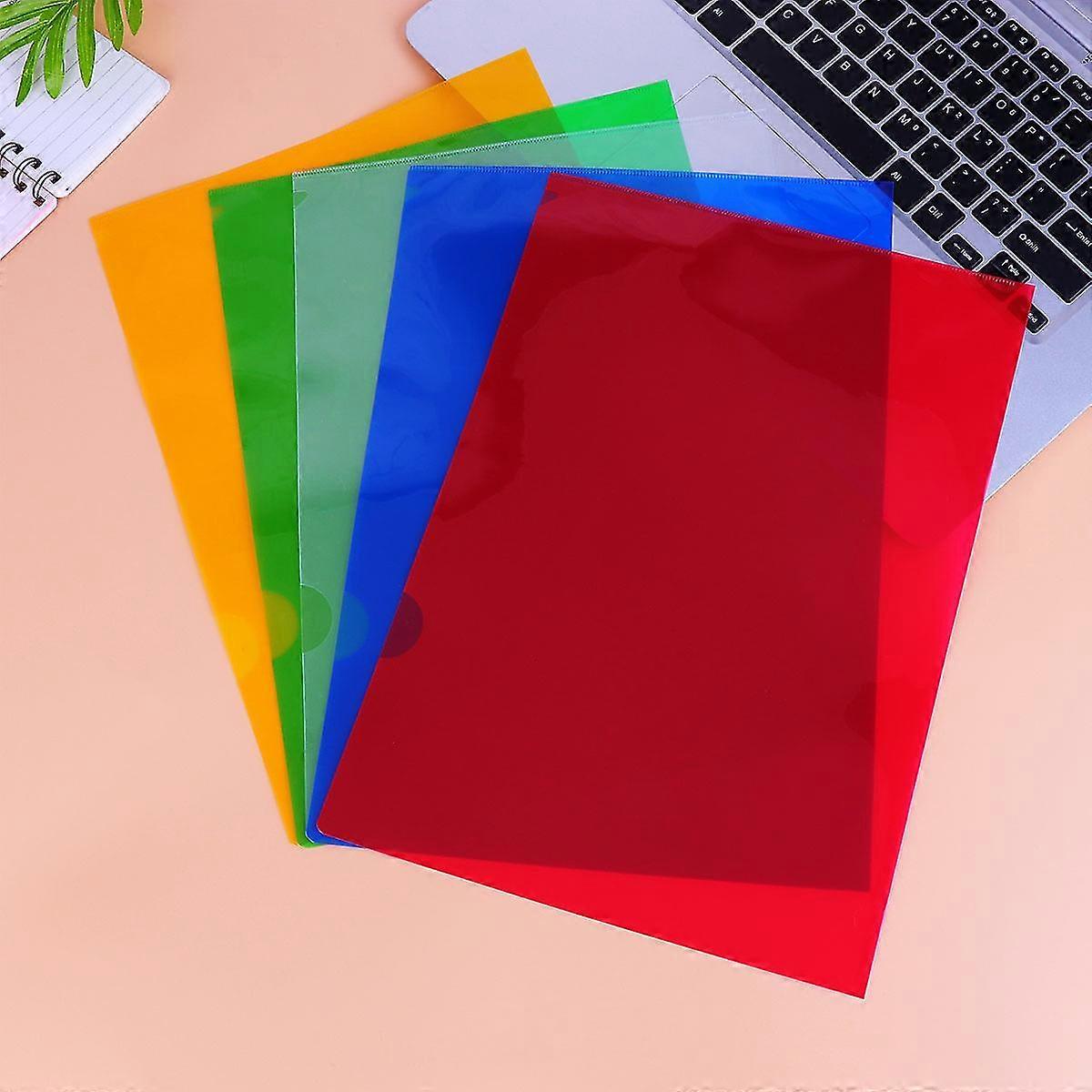 20 Pcs Water Proof Jacket Paper Jacket Sleeves Clear File Envelopes ...