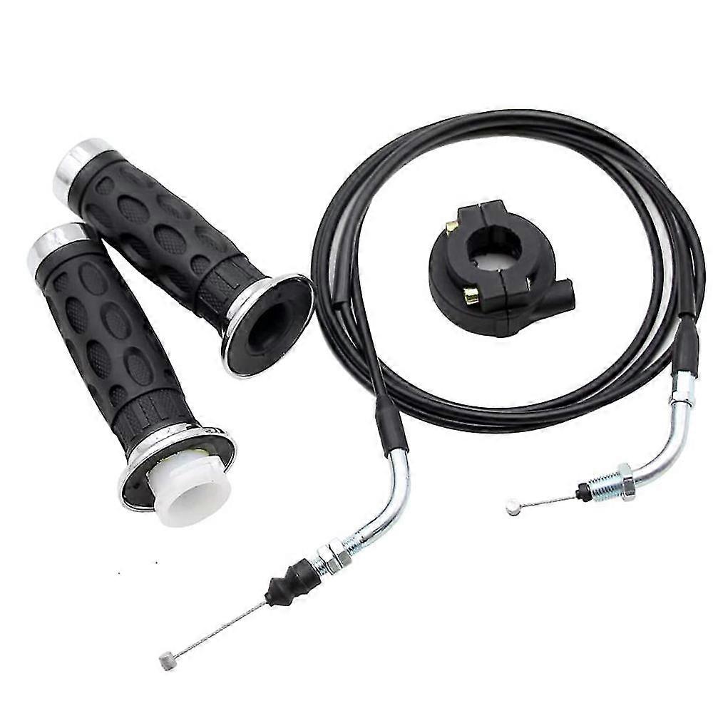 Universal Throttle Twist Grip Set With 78 Inch Scooter Throttle Cable ...