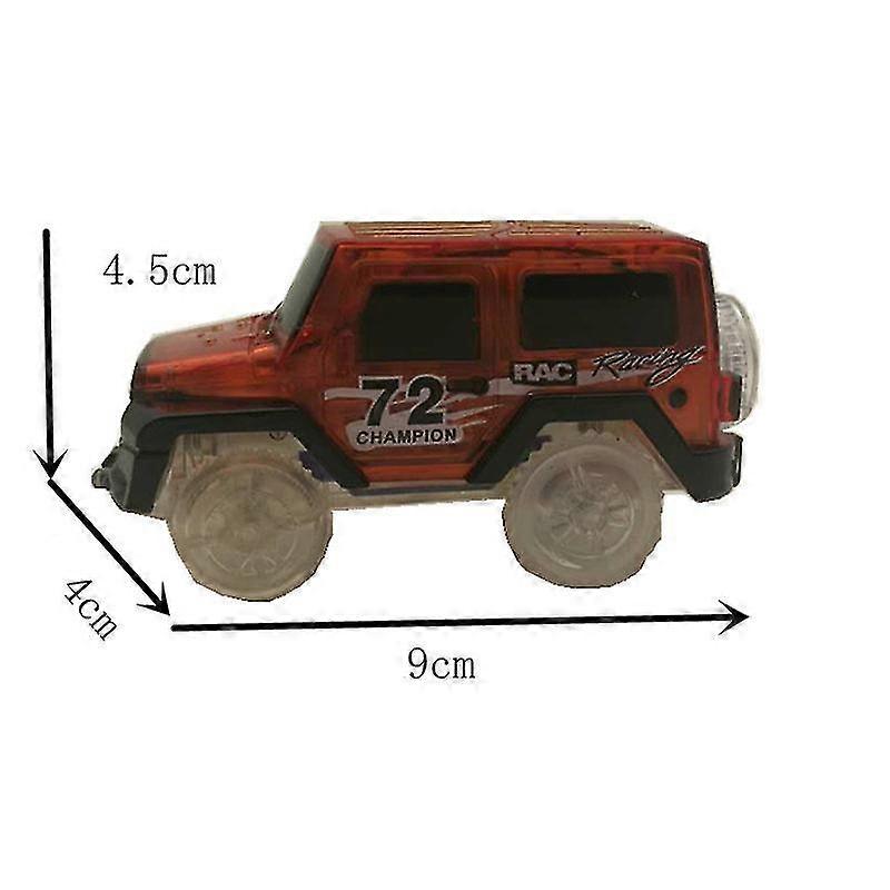 Led Light Up Cars For Glow Race Track Electronic Car Toy Flashing Kid ...