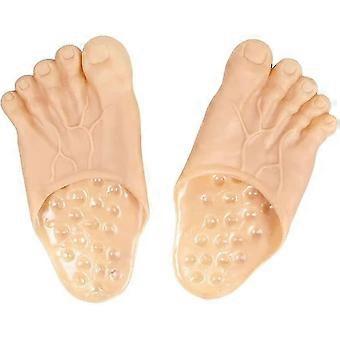 Funny Feet Slippers - Funny Costume Cosplay Dress Shoe Jumbo Big Foot ...