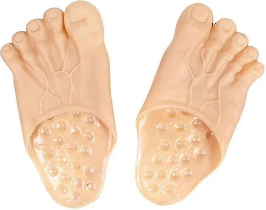 Funny Feet Slippers - Funny Costume Cosplay Dress Shoe Jumbo Big Foot ...