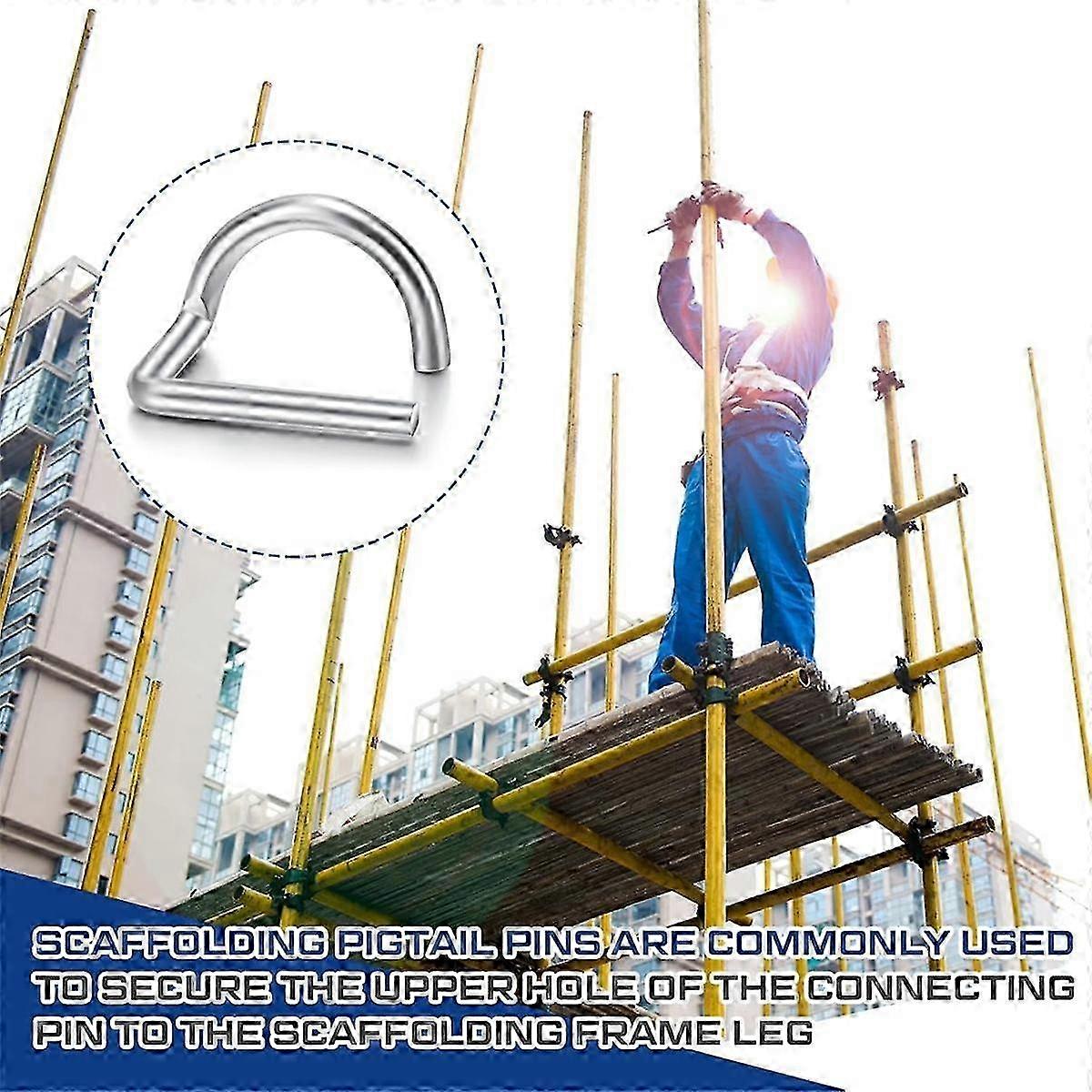 20 Pcs Pig Tail Pin 2 Inch Scaffolding -locking Pins G Scaffolding Pins ...