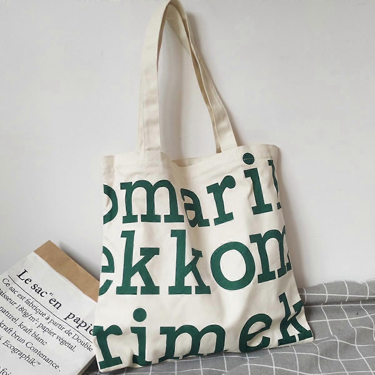 Canvas Handbag Single Shoulder Stylish Pattern Portable Carrying Bag ...