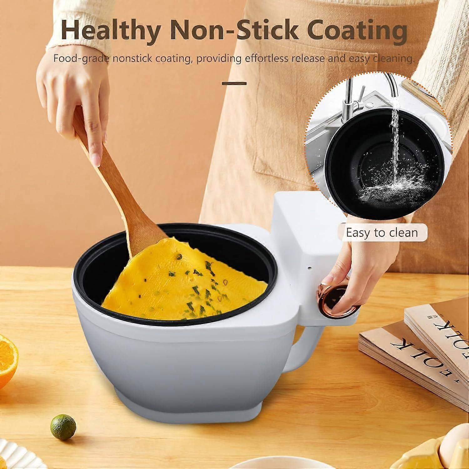 Toilet Slow Cooker 1.8L Toilet Shaped Mini Slow Cooker With 2 ...