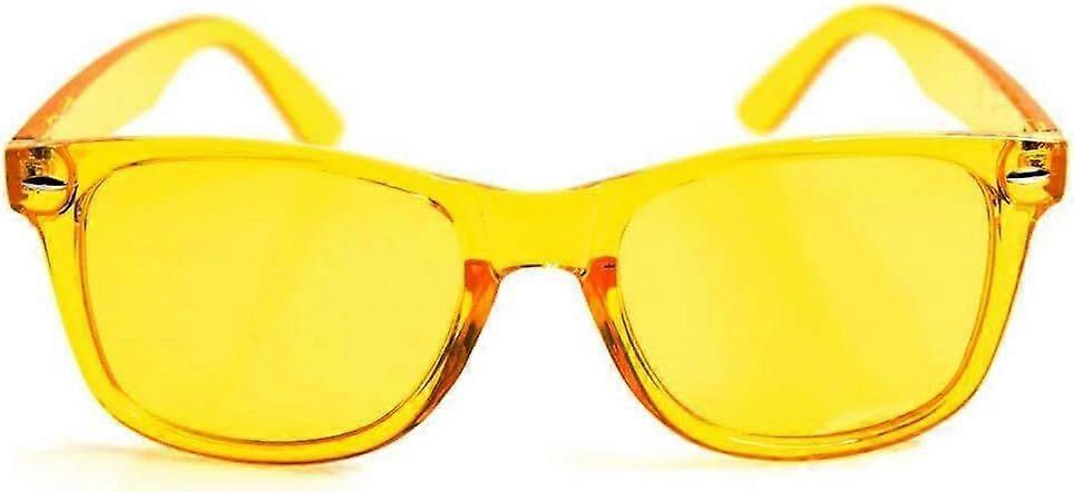 Violet Color Therapy Glasses - Chakra & Mood Relaxation Light Therapy ...