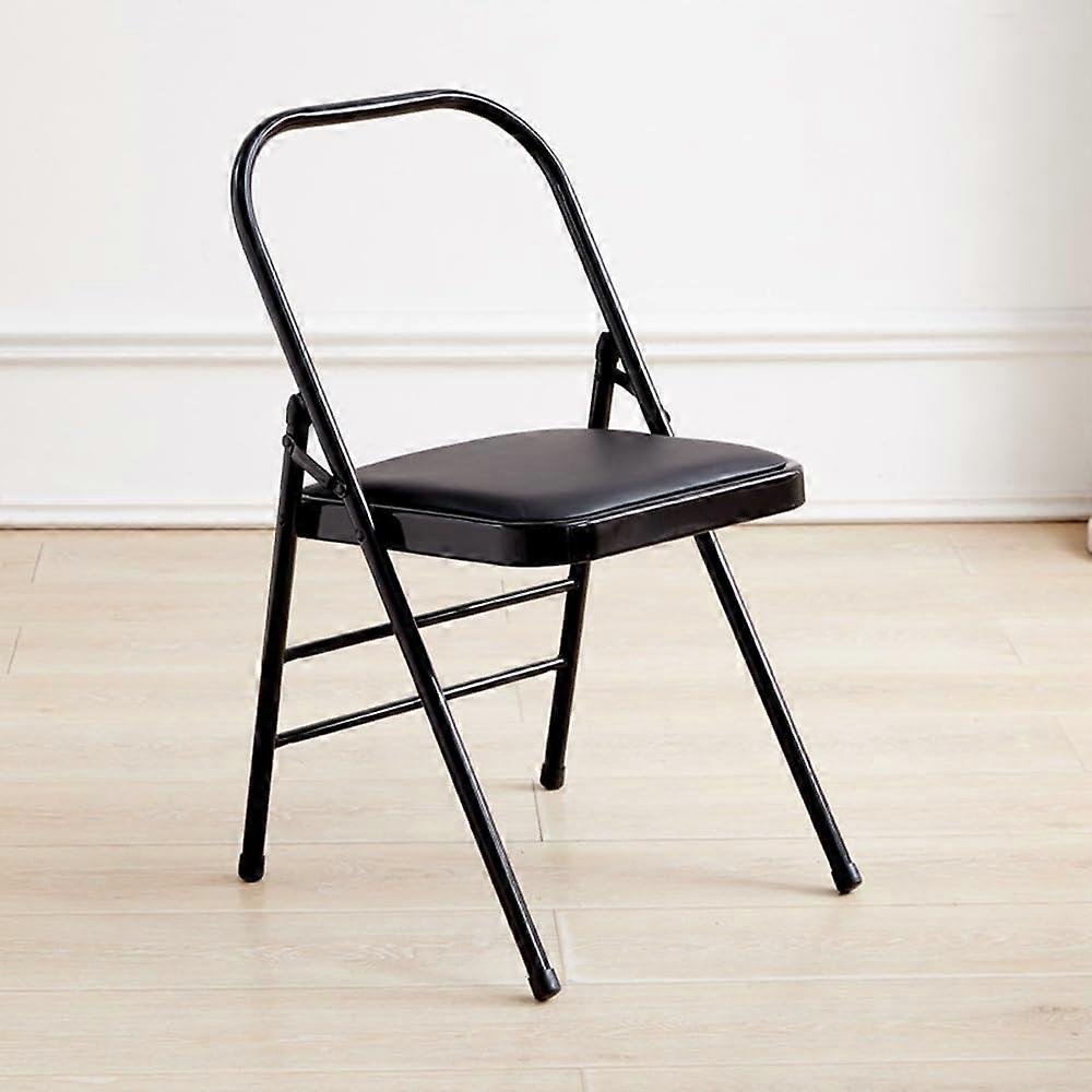 Yoga Chair Auxiliary Chair with Backrest, Yoga Folding Chair for Home ...