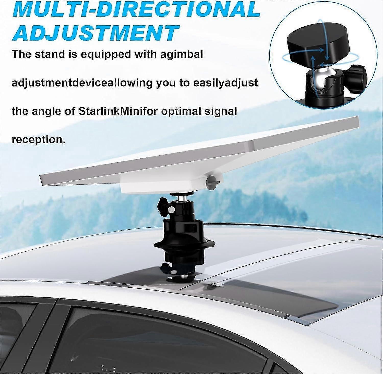 2026 for Starlink Mini Mount Car Mount, Strong Suction Cup Mount with ...