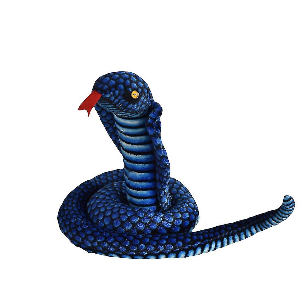 Sinknap 1pc Simulation Cobra Python Plush Spoof Toy Kids Snake Doll ...
