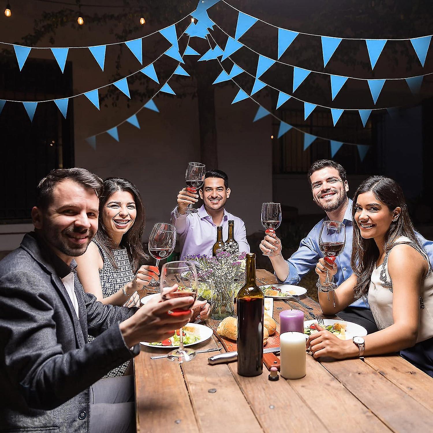 200 Feet Solid Pennant Banners Flags String Triangle Hanging Diy ...