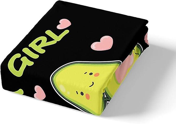 Girls Avocado Bedding Set Kids Cute Cartoon Avocado Duvet Cover for ...