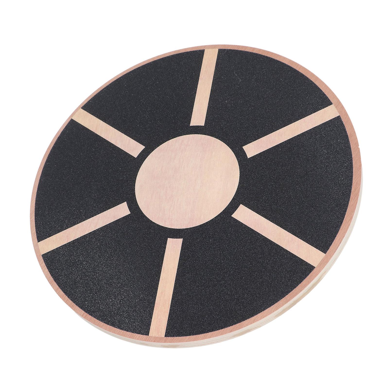 Wooden Balance Plate Enhance Coordination Round Shaped Yoga Balance ...