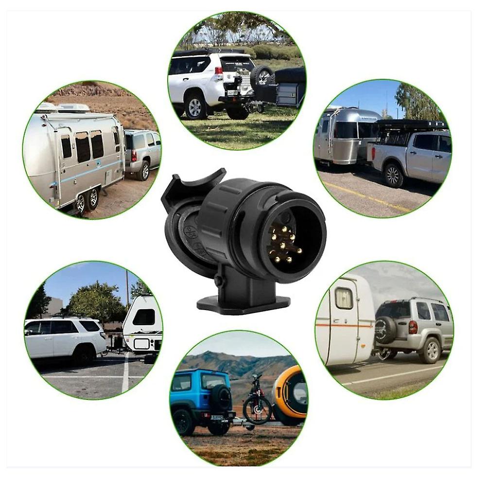 13 Pin to 7 Pin Adapter for Trailer 13 Pin Socket for Car Trailer ...
