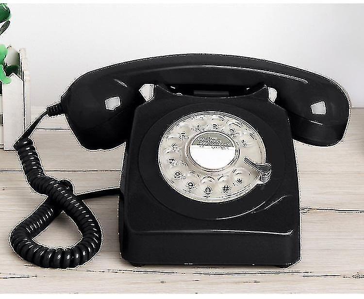 Corded Pink Telephones Classic Rotary Dial Home Office Phones Antique ...