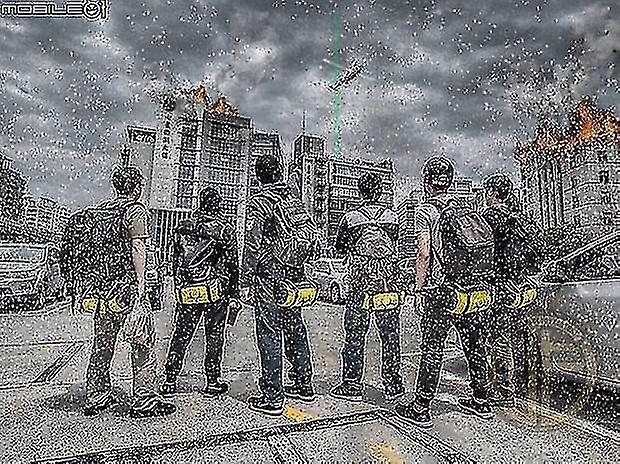 The Division Agent Go Bag Dark Zone Bag Cosplay Backpack Yellow Black ...