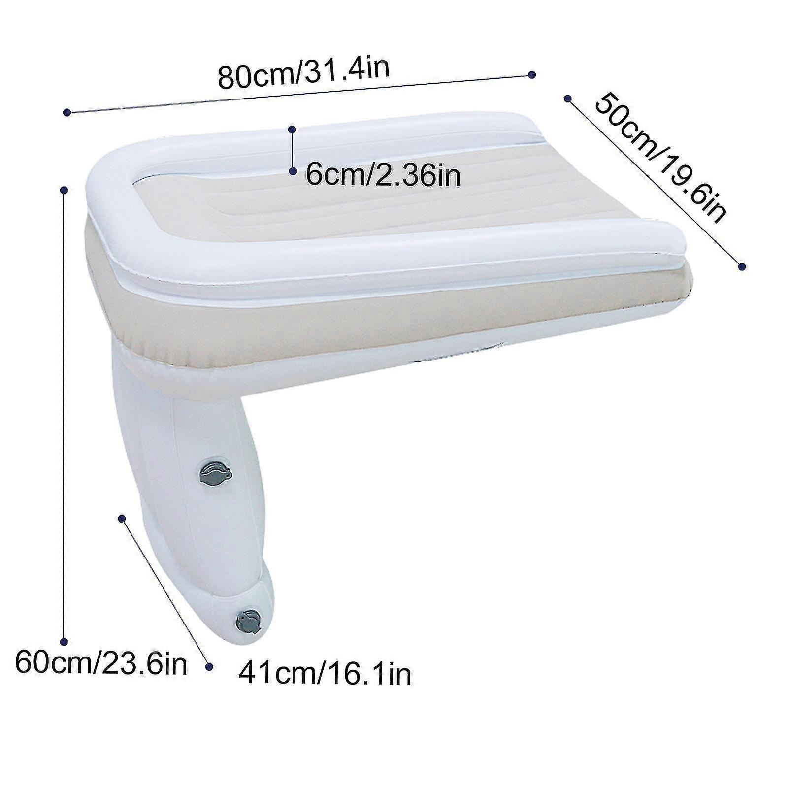 Inflatable Airplane Bed For Toddler Travel Air Mattress For Kids Blow ...