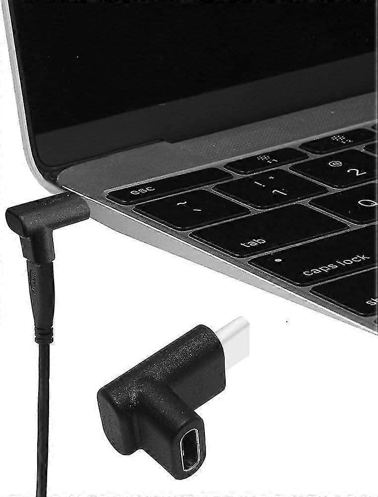 Usb C Angle Adapter [2 Pack] Usb C Type C Adapter 90 Degree Male To ...