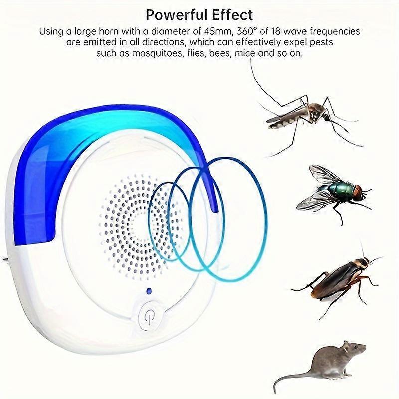 1 st/4 st, Plug In Ultraljud Skadedjursavvisare, Säker Och Tyst ...