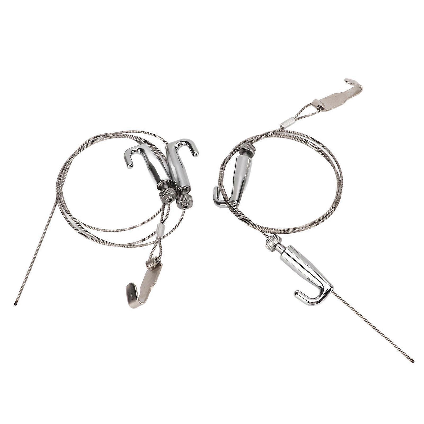 2pcs Picture Rail Hanging System Professional Adjustable Picture ...