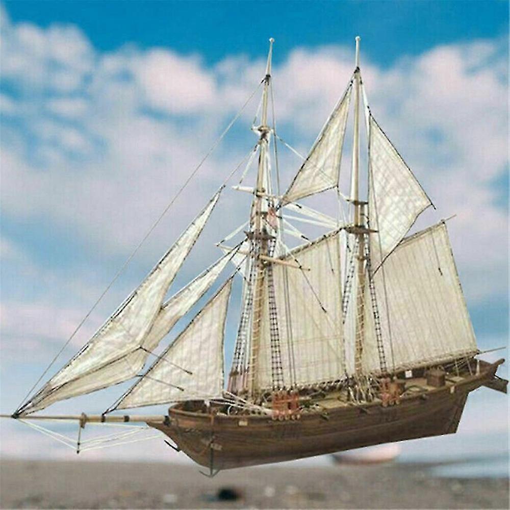 Diy Hobby Wooden Ship Science Equipmen Assembly Model Boat Kits Sailing ...