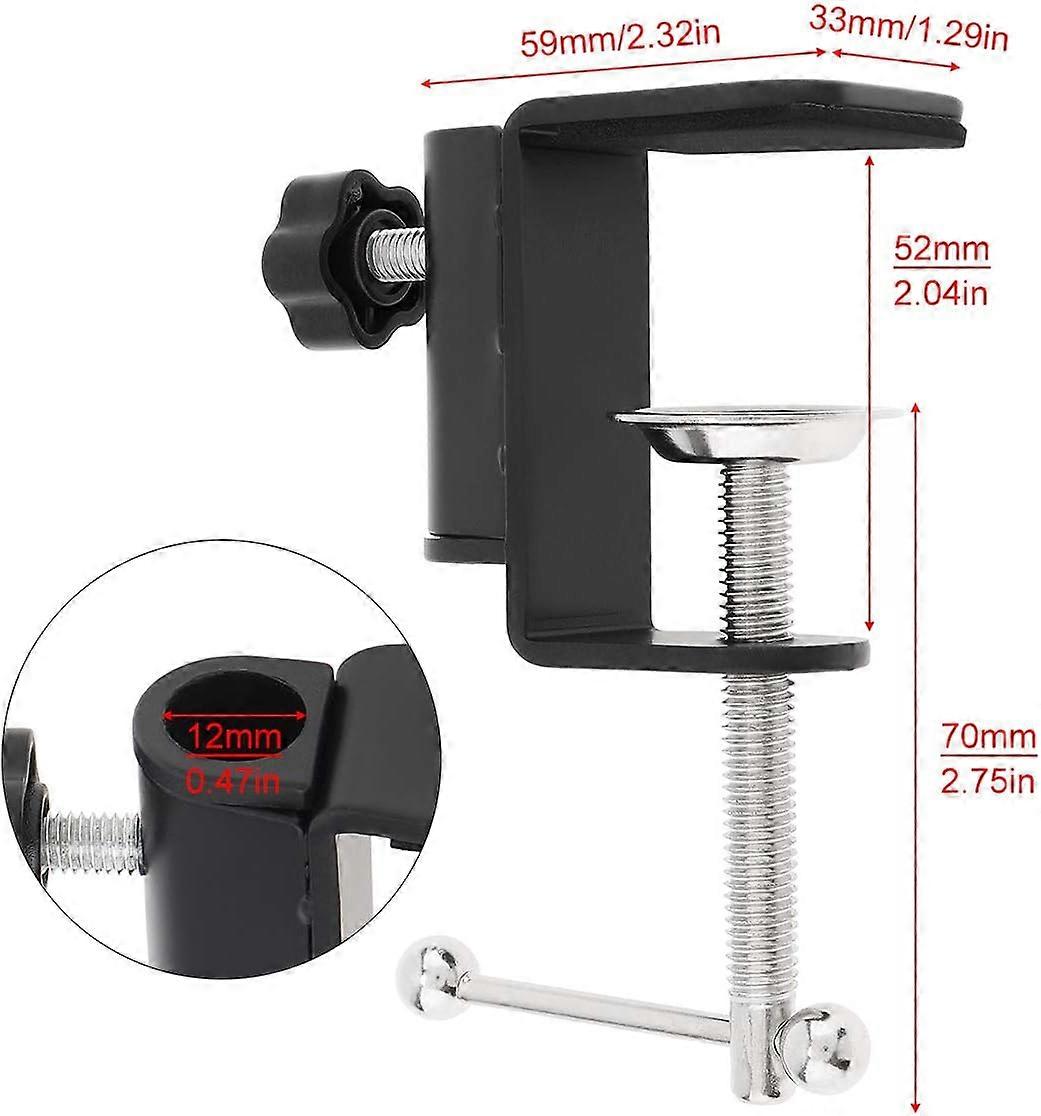 Base Stand Mounting Accessory, Super C Clamp Heavy Duty Desk Clamp ...