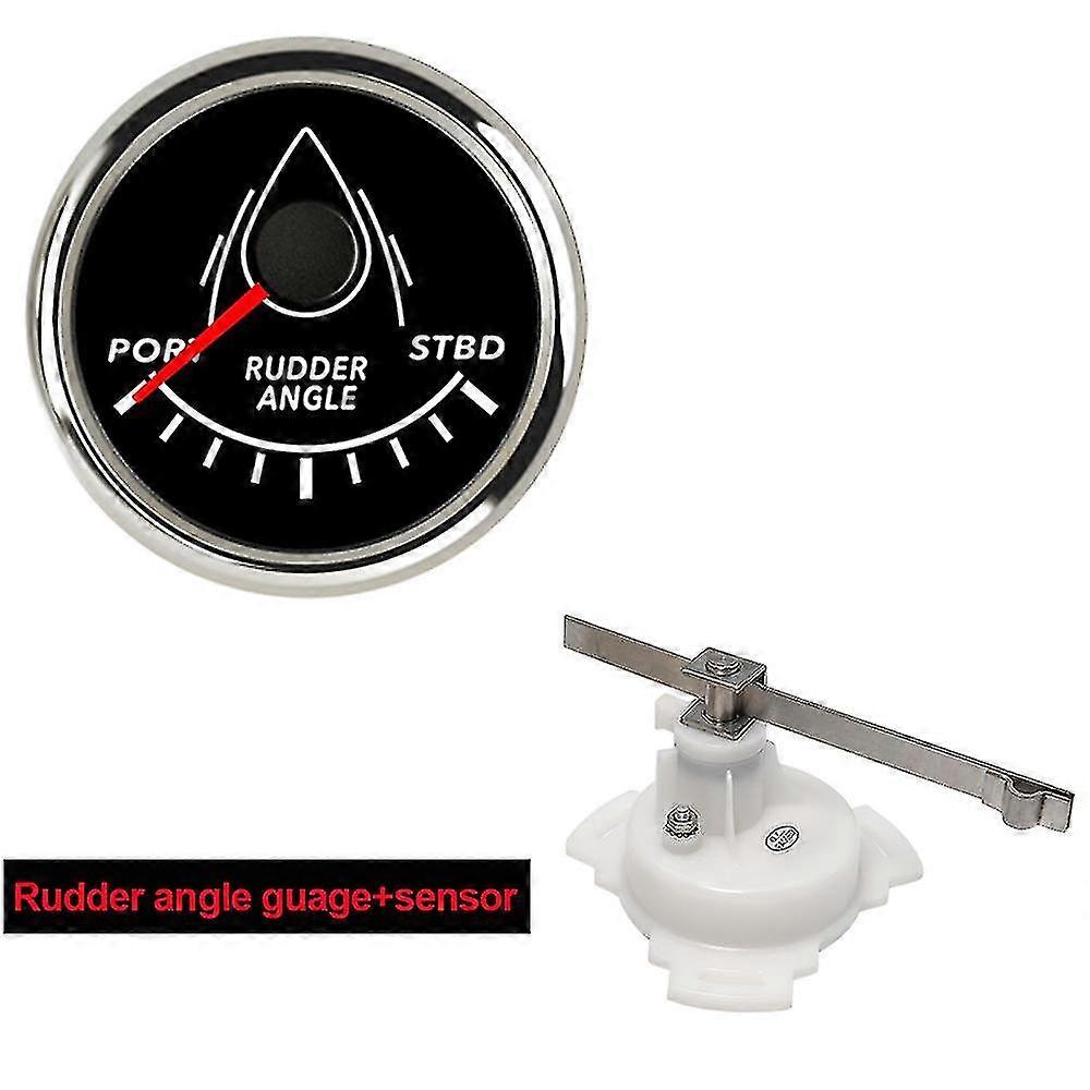 52mm Marine Rudder Position Indicator Waterproof Red Backlight With 0 ...