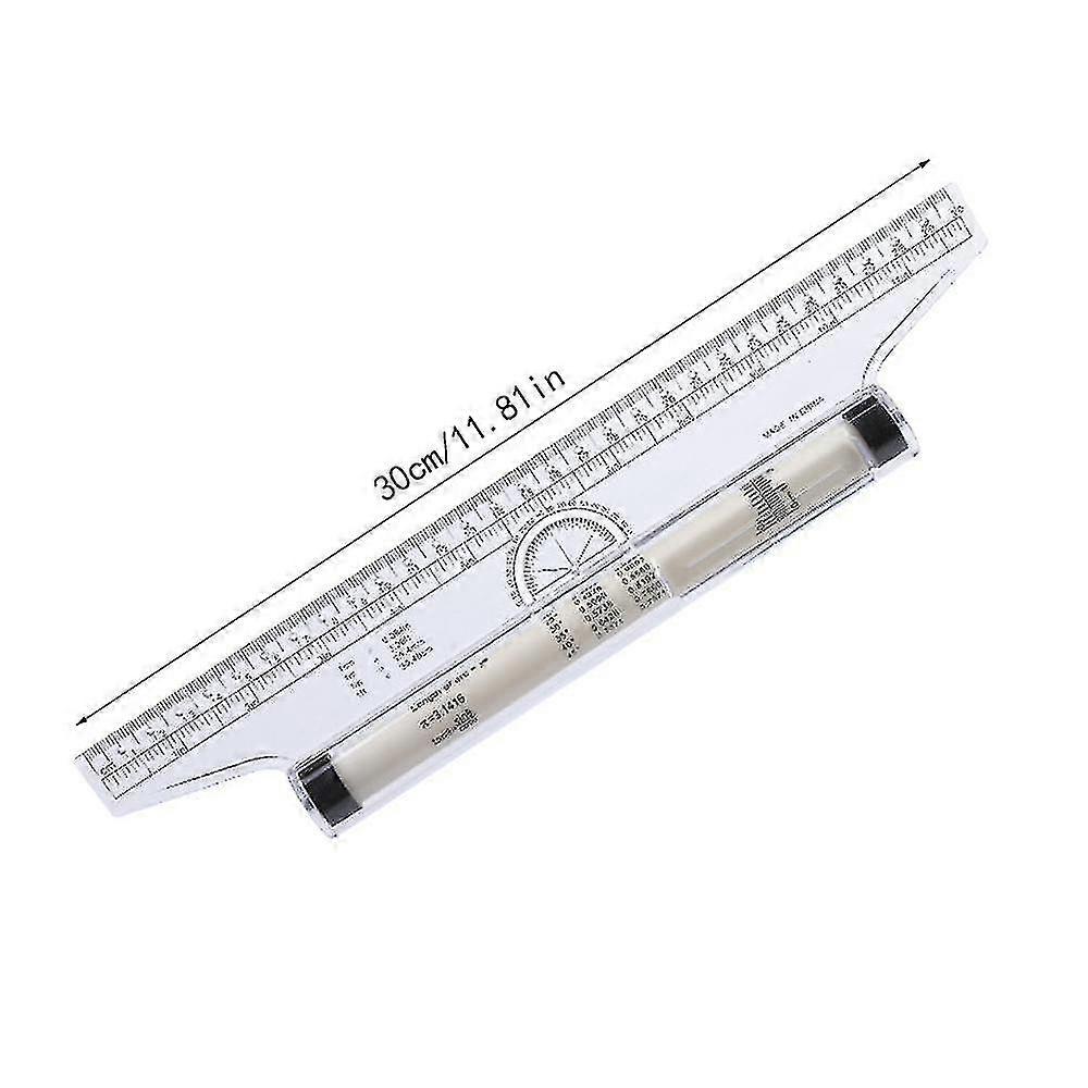 30cm Rolling Parallel Ruler Professional Parallel Roller Ruler ...