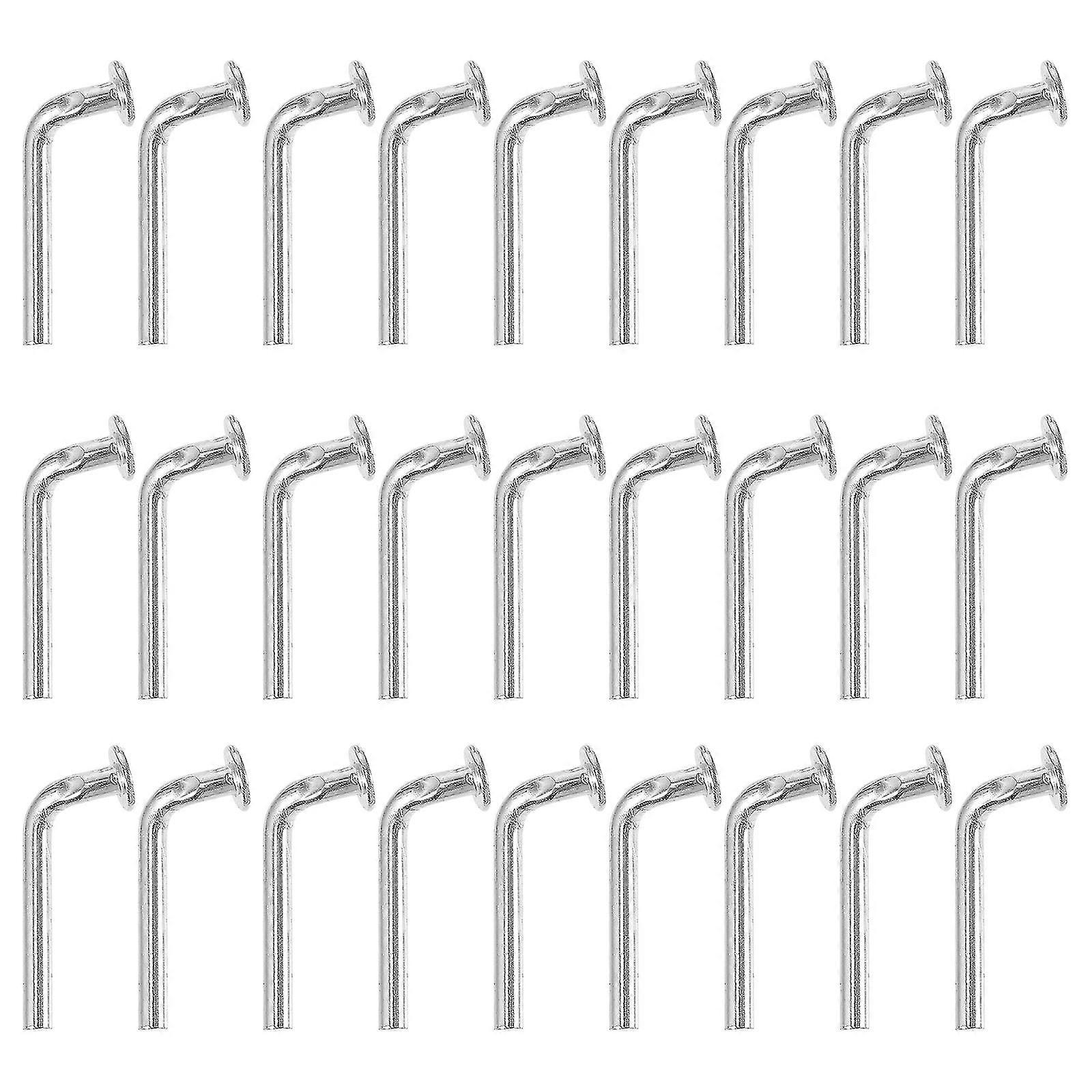 100 Pcs Metal Serving Tray Pallet Racking Drop Pin J Bolt Safety Clip ...