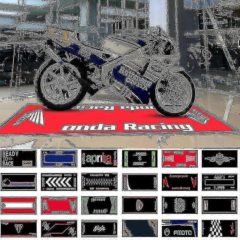Motorcycle Display Mat Anti-slip Carpet Racing Moto Carpets For Honda ...