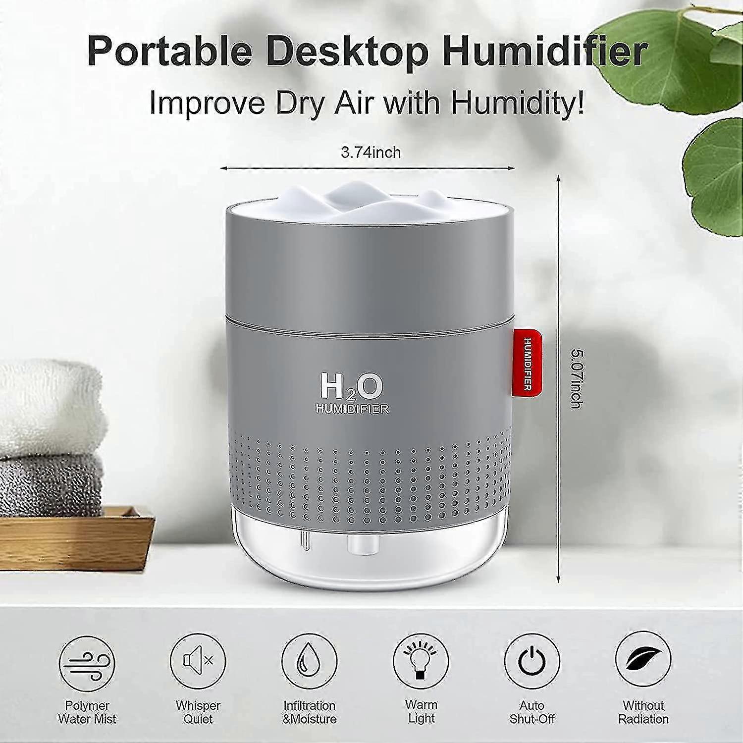 Humidifier Bedroom, 500ml Usb Room Humidifier Humidifier Children Room ...