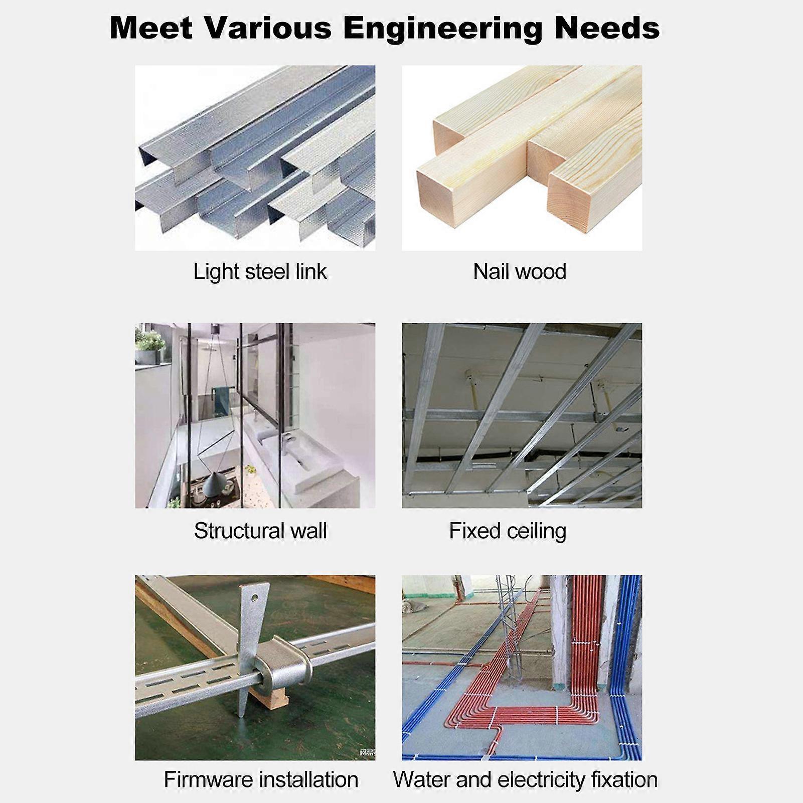 Manual Mini Steel Nail Gun 5 Gears Power Adjustable Wall Nail Guns for ...