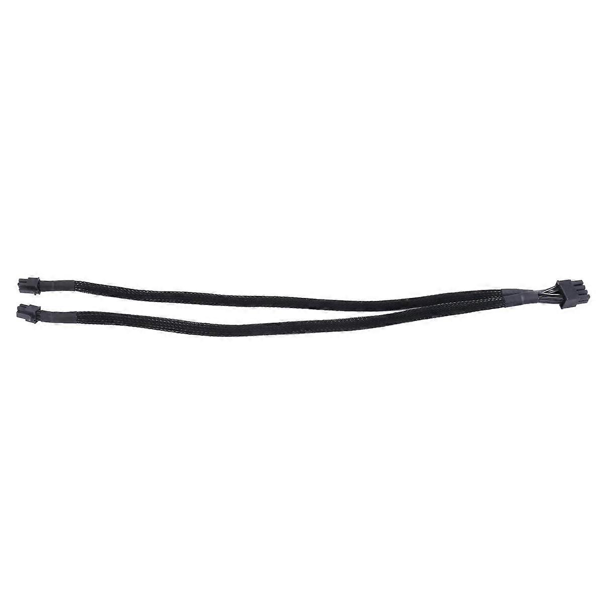 Dual Mini 6 Pin to 8 Pin PCI Express Video Card Power Adapter Sleeved ...