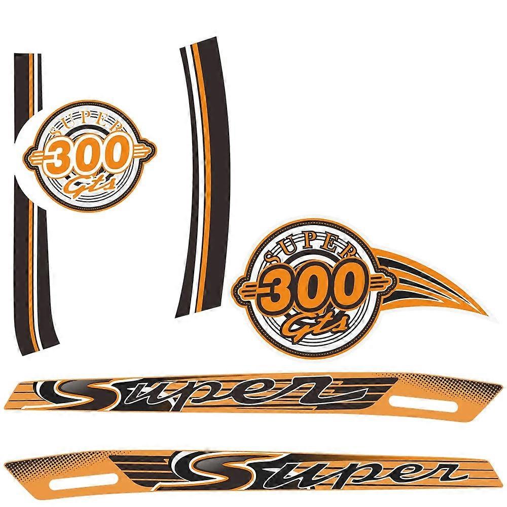 GTS 300 Stickers Motorcycle Protector Fairing Sticker For VESPA Decal ...