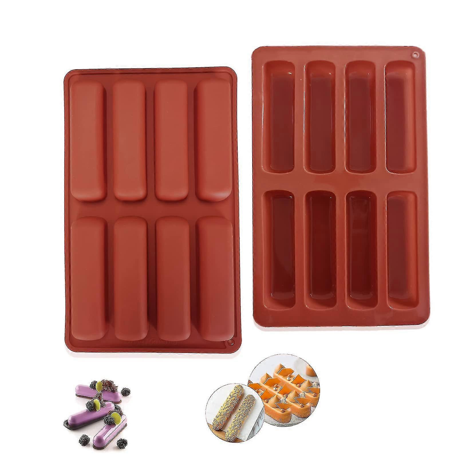 Lange Streifen Eclair Formen Getreideriegel Formen Ernährung Riegel ...