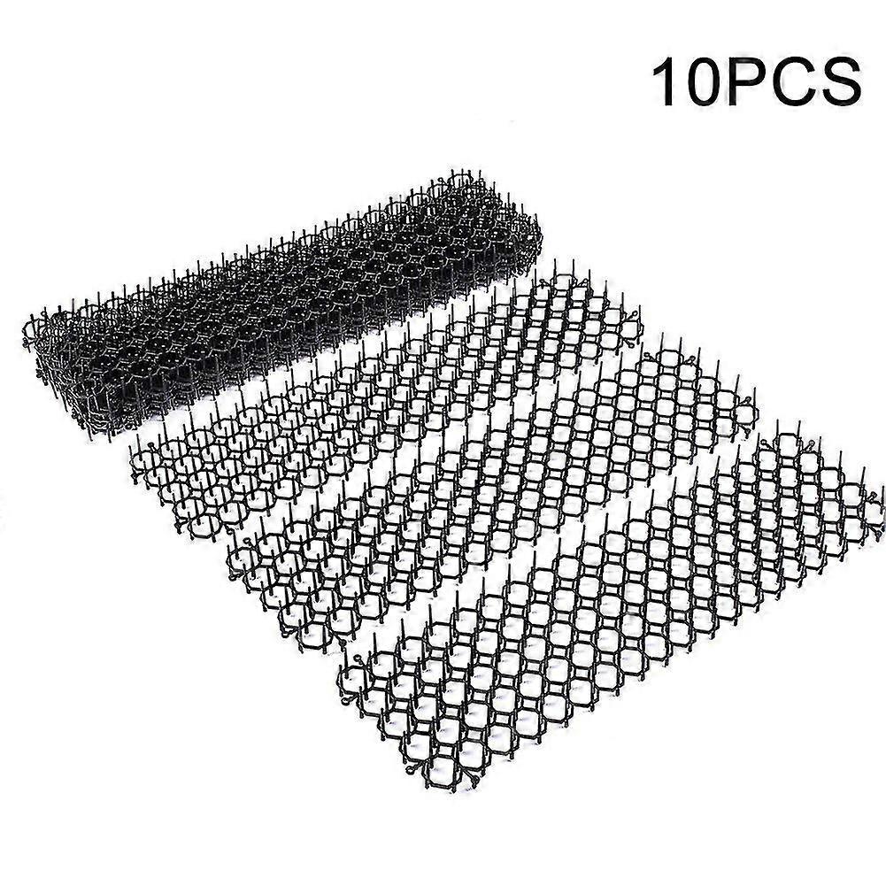 10Pcs/set anti digging safe spikes straps isolation square scat mat cat ...