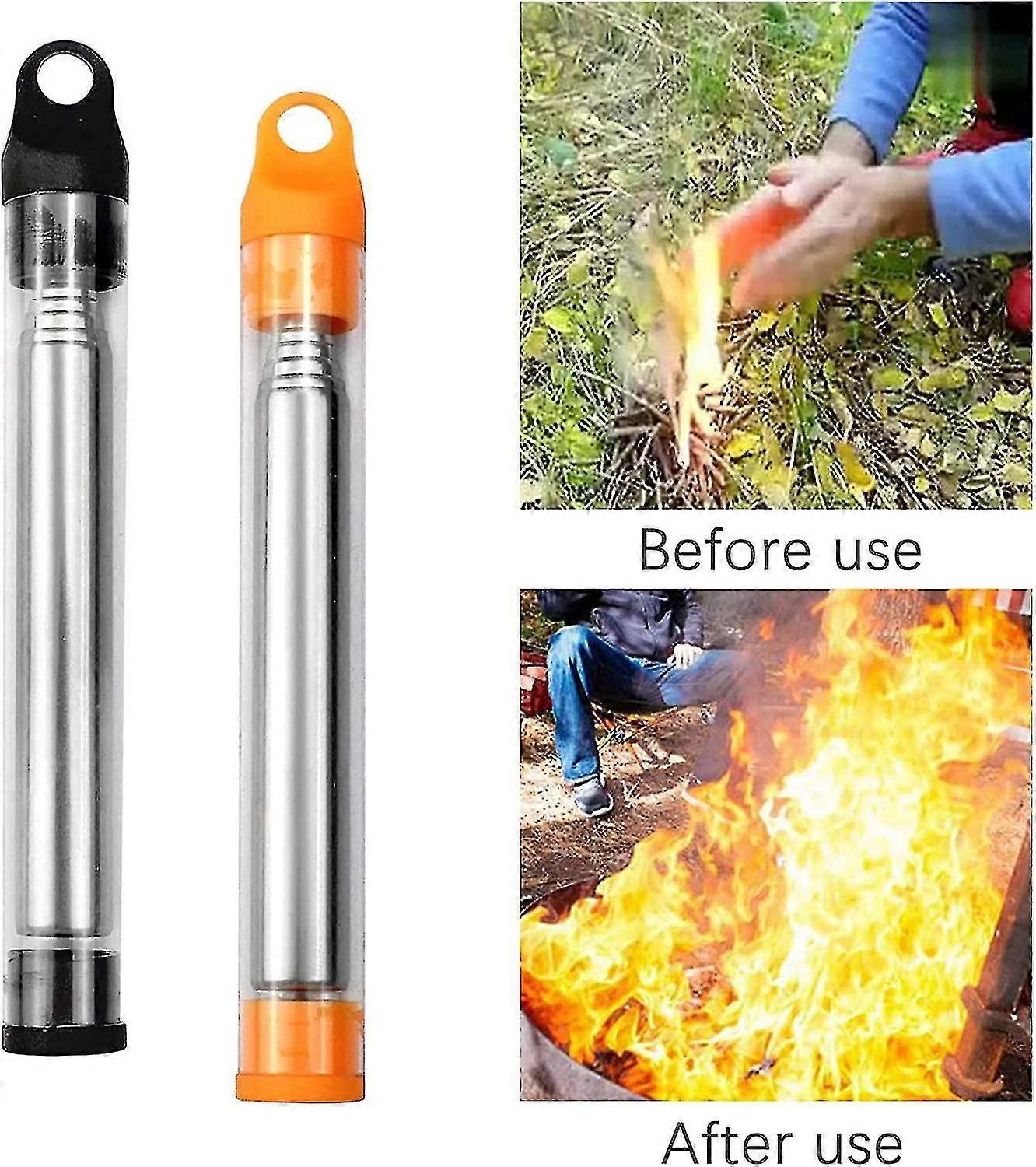 Stainless Steel Fire Tube Pocket Bellows - 2 Pack Eight Section Bellows ...