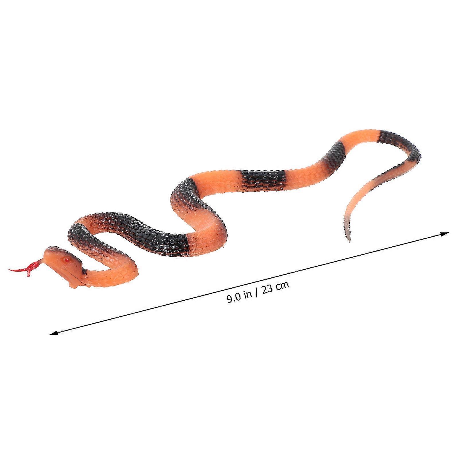 Toys Children Halloween Snakes Rubber Snake Model Funny Tricky Toys ...