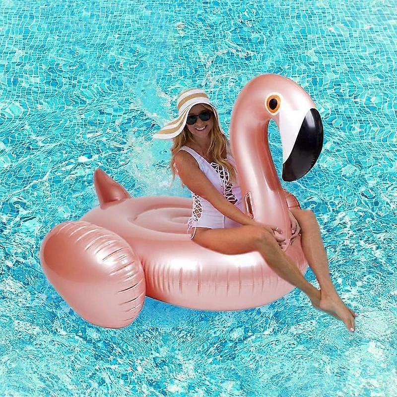 Huge Flamingo Inflatable Pool Float Summer Beach Float Swimming Pool ...
