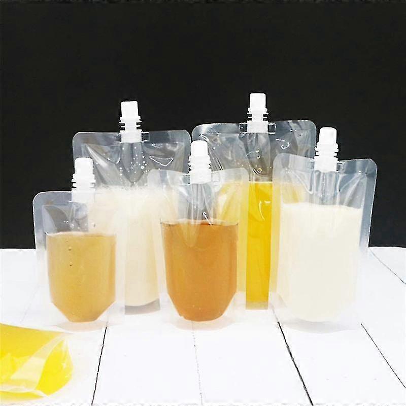 50pcs 100ml Liquid Stand Bag Leak Proof Drink Packaging Bag Spout Pouch ...