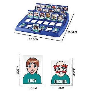 Guess Who? Board Guessing Game Double-sided Character Sheet, 2 Player ...